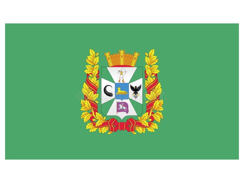 Flag of Gomel Region stock vector. Illustration of country - 179628632