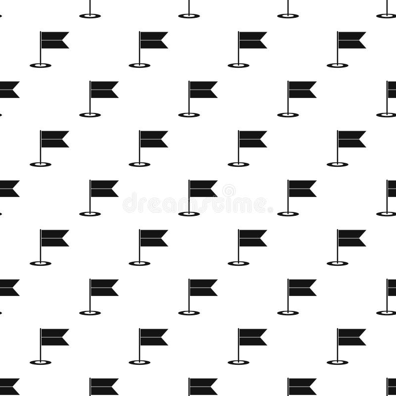 Flag in GPS Pattern, Simple Style Stock Vector - Illustration of ...