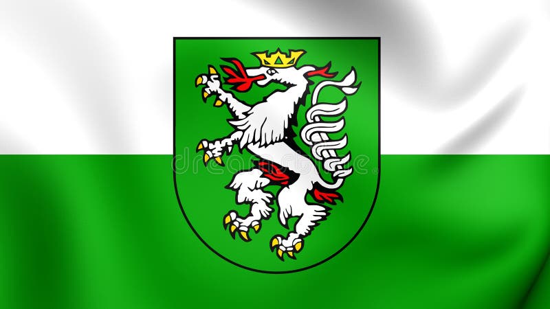 Flag of Graz Styria, Austria. Stock Illustration - Illustration of ...
