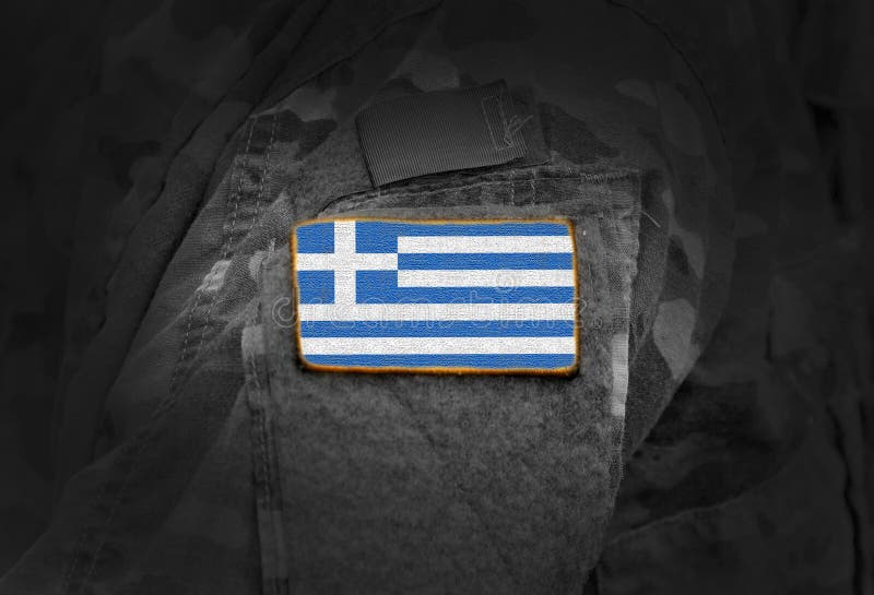 Greece Army Uniform Patch Flag on Soldiers Arm. Military Conceptn Stock ... Greece Army Uniform Patch Flag on Soldiers Arm. Military Conceptn Stock ...