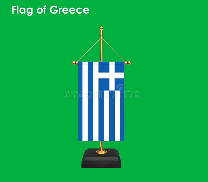 Flag of Greece, Greece Flag, National Flag of Greece. Table Flag of ...