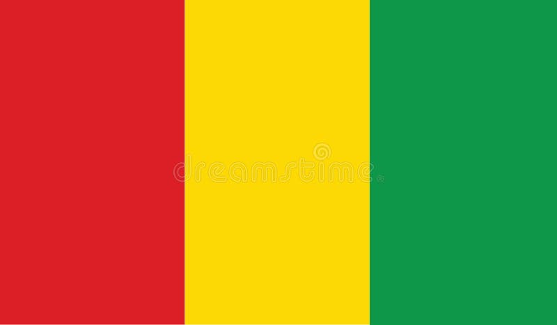 Flag of Guinea Icon Illustration Stock Illustration - Illustration of ...