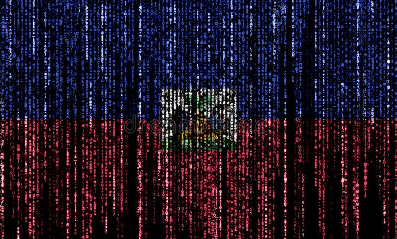 Hacked by Haiti stock illustration. Illustration of hacker - 304716972