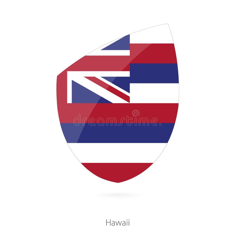 Flag of Hawaii stock vector. Illustration of icon, america - 136373977
