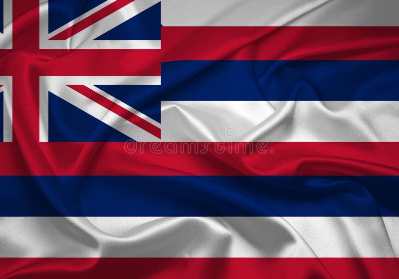 Flag of Hawaii, Hawaii Flag, USA State Hawaii Flag Illustration, USA ...