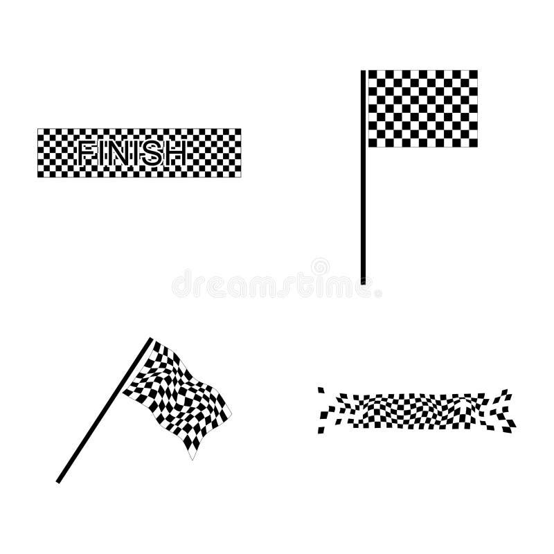 Mix Icon for Finish, Complete and End Stock Illustration - Illustration ...