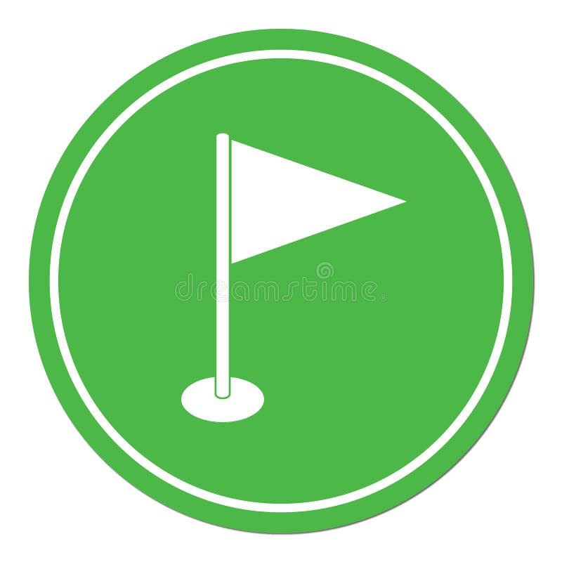Flag icon. Location marker stock vector. Illustration of icon - 89693614