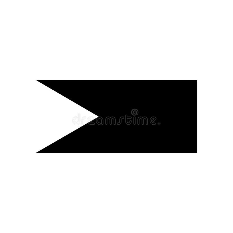 Flag Icon. Navigation Location Button. Black Silhouette. App Element ...
