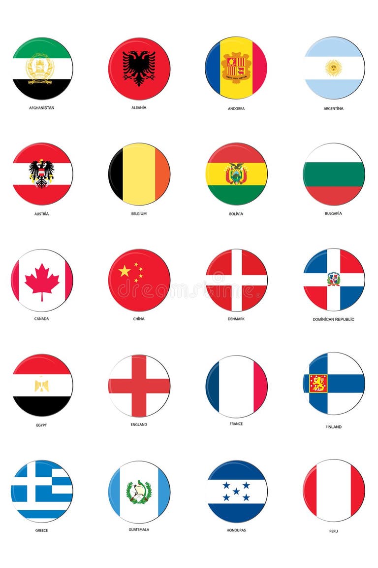 Icon Flag Set Stock Illustrations – 256,987 Icon Flag Set Stock ...