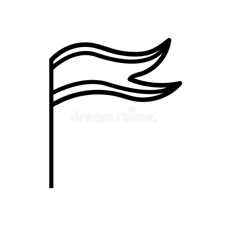 Flag Icon Vector Isolated on White Background, Flag Sign Stock Vector ...