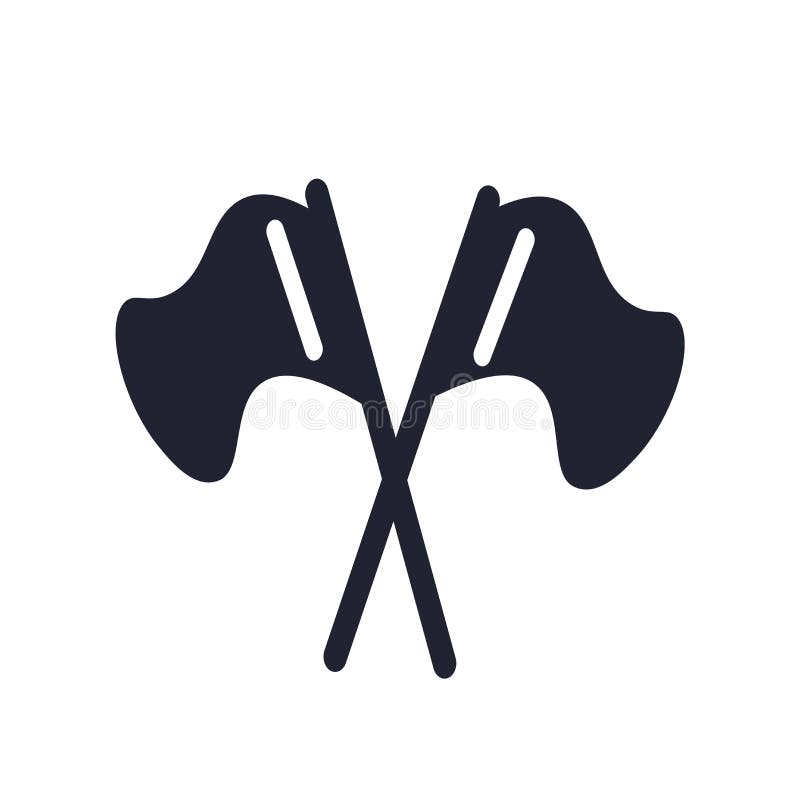 Flag Icon Vector Isolated on White Background, Flag Sign , Linear ...