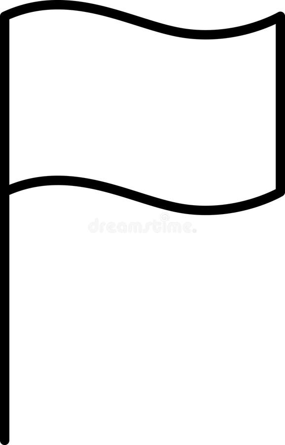 Flag Icon. Waving Flag Icon. Set of Black Flag Icons. Flag Icon ...