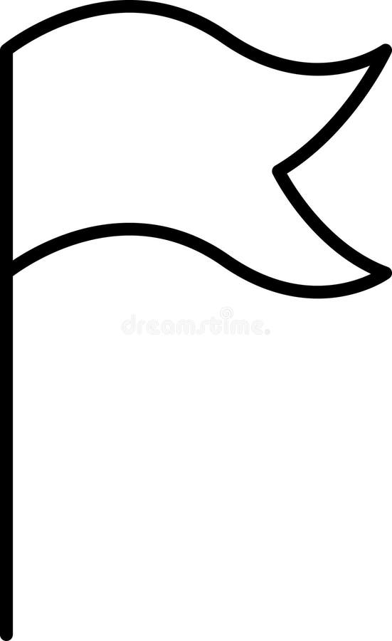 Flag Icon. Waving Flag Icon. Set of Black Flag Icons. Flag Icon ...