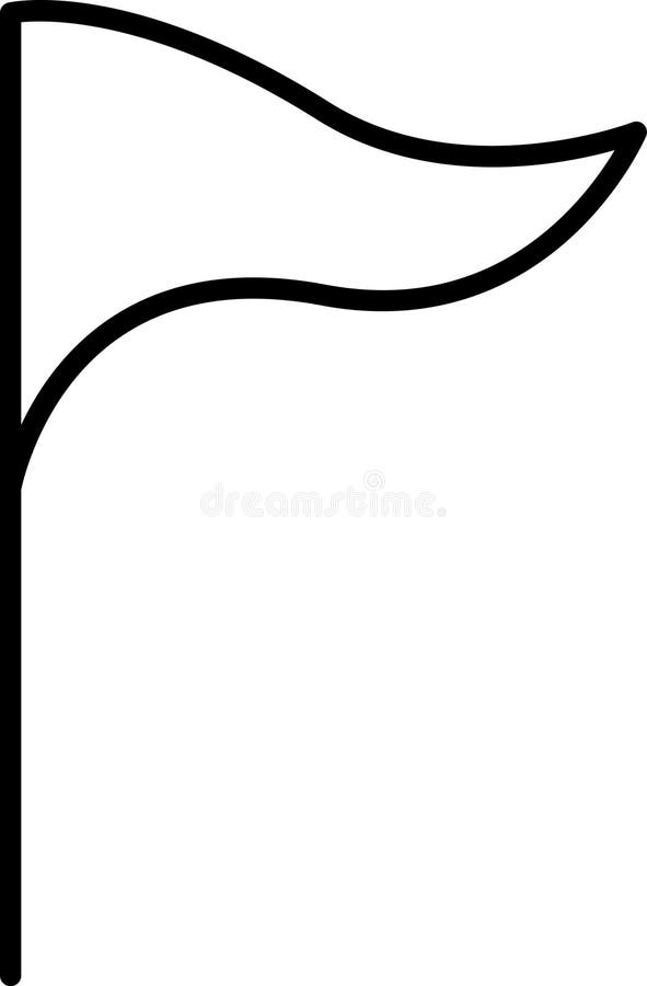 Flag Icon. Waving Flag Icon. Set of Black Flag Icons. Flag Icon ...