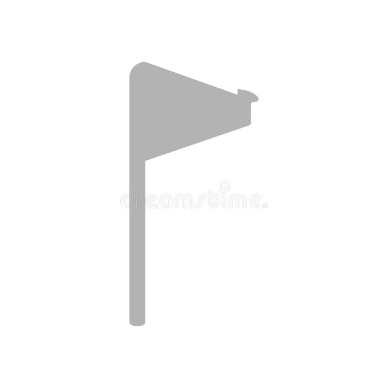 Flag Icon on a White Background Stock Vector - Illustration of note ...