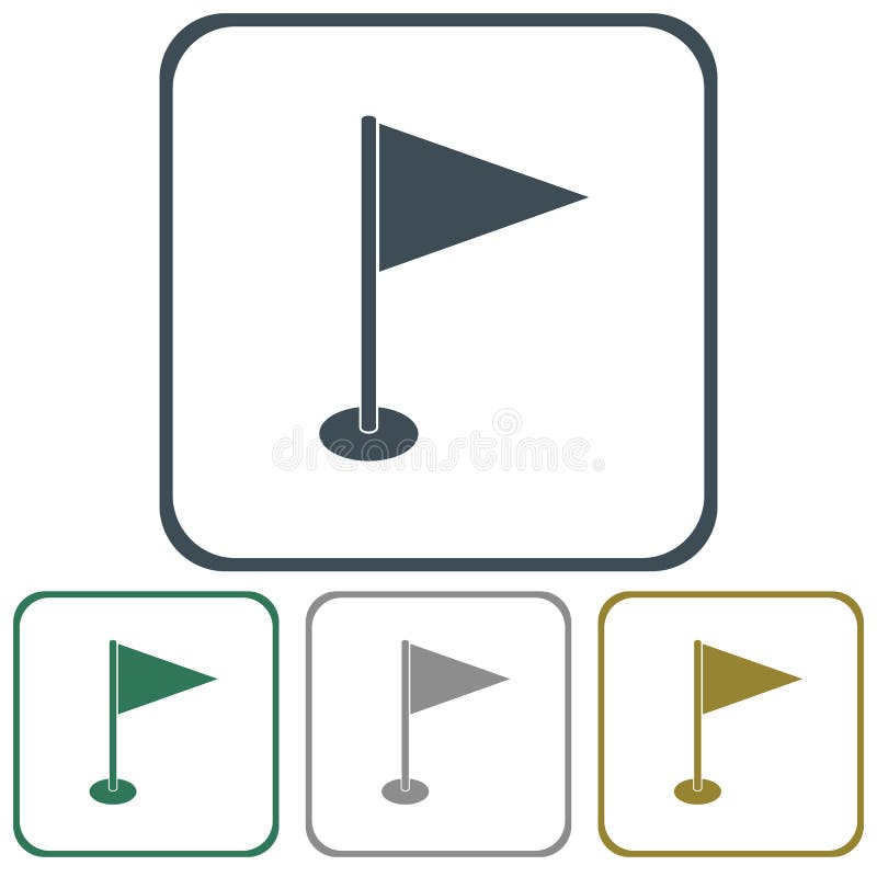 Flag icons set stock vector. Illustration of navigation - 93390395