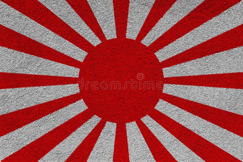 Flag of the Imperial Japanese Army on the Texture. Concept Collage ...