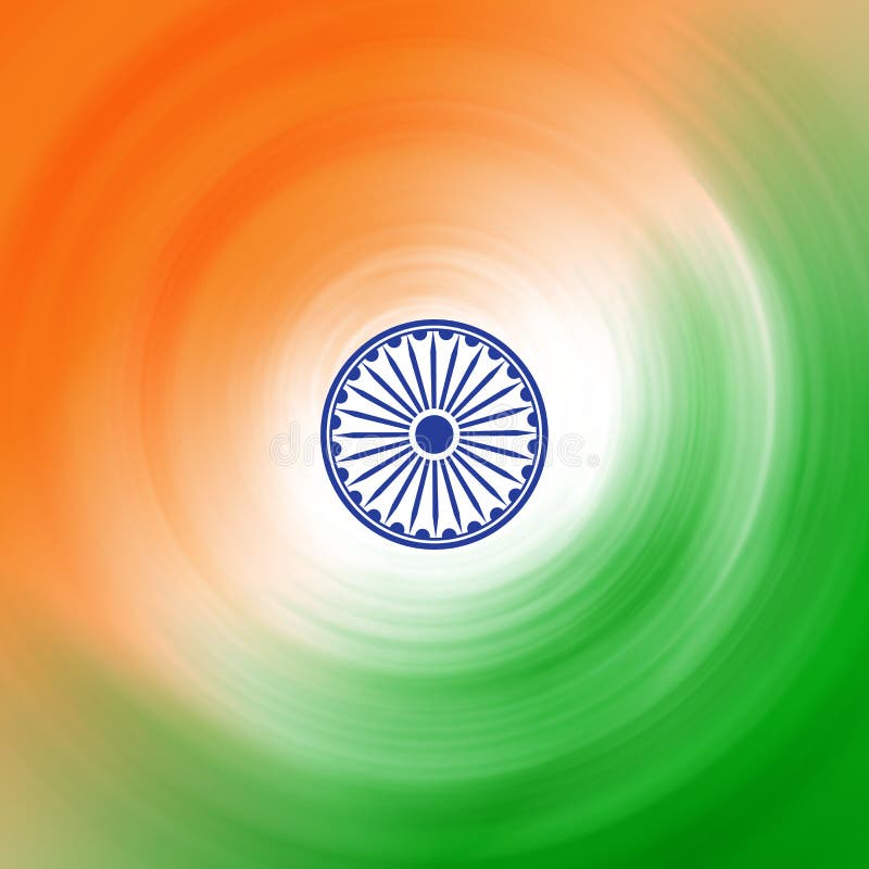 Flag of India- abstract stock illustration. Illustration of pride ...
