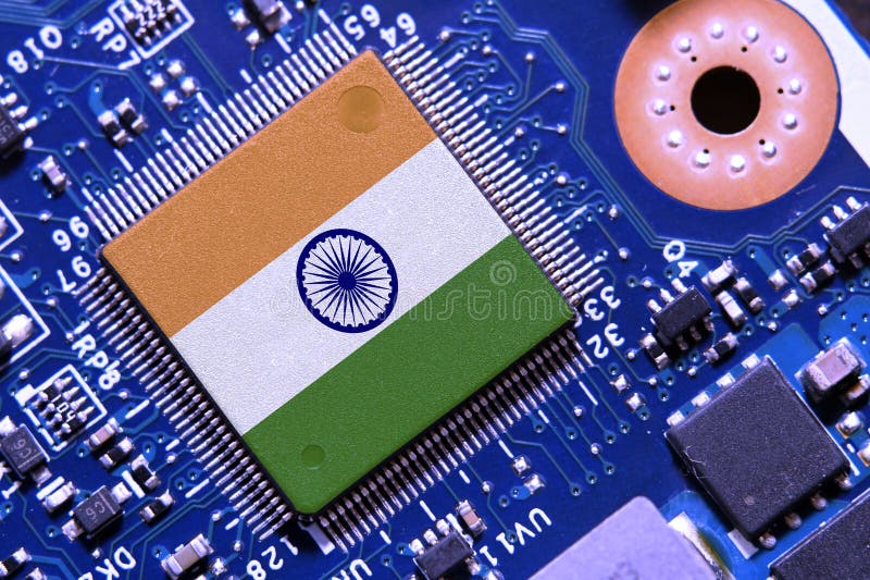 Indian Flag Microchip Circuit Stock Photos - Free & Royalty-Free Stock ...