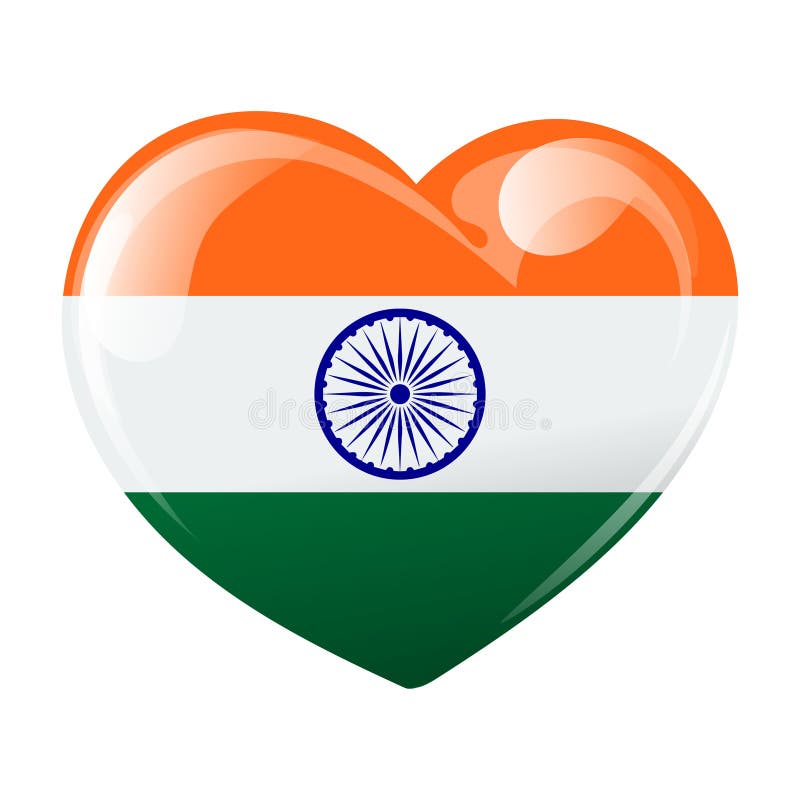 Heart India Flag Stock Illustrations – 886 Heart India Flag Stock ...