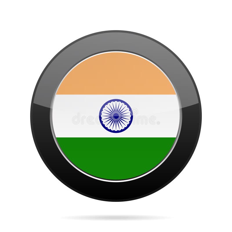 India Flag Round Badge Stock Illustrations – 469 India Flag Round Badge ...