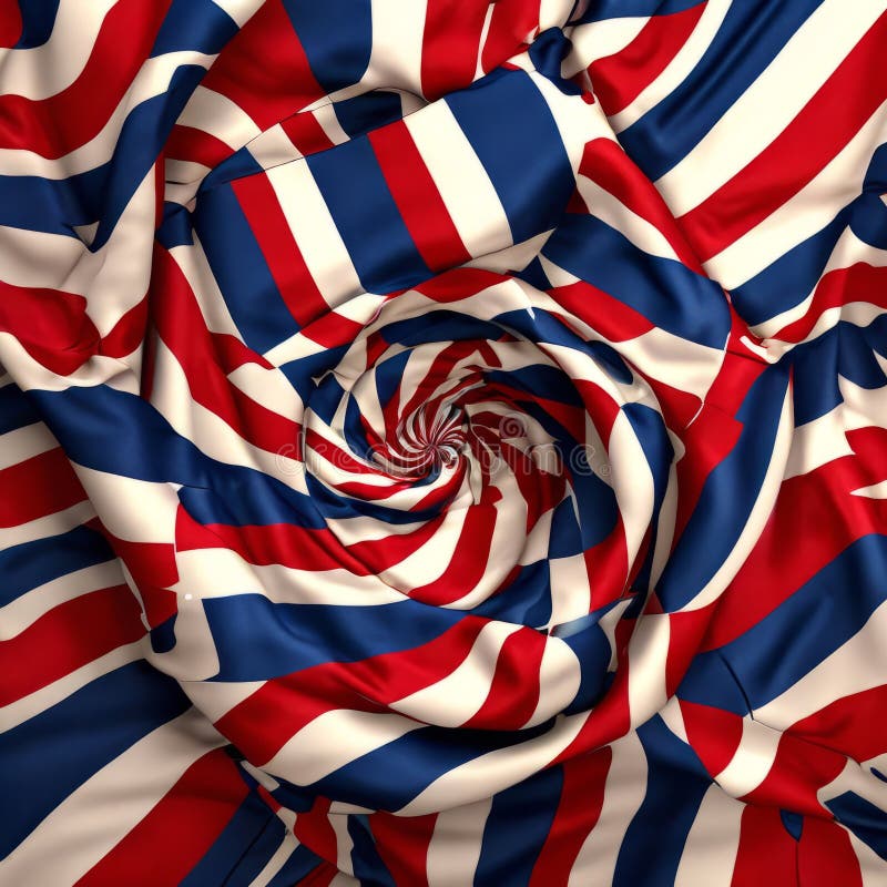 A Flag Inspired by the Art of Optical Illusions with M Stock Photo ...