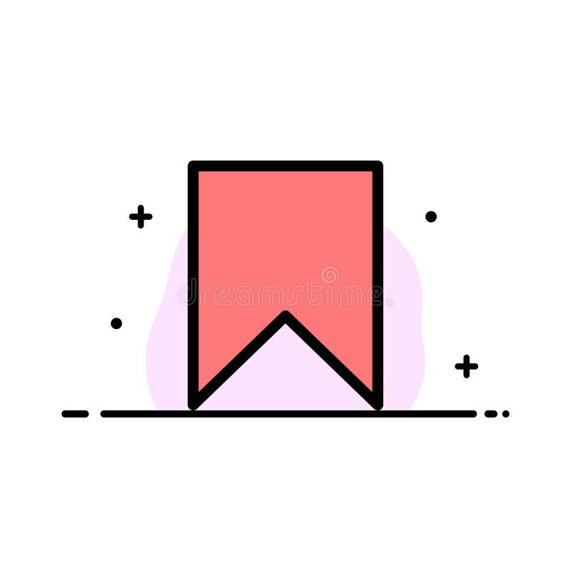 Flag, Instagram, Interface, Save, Tag Business Flat Line Filled Icon ...