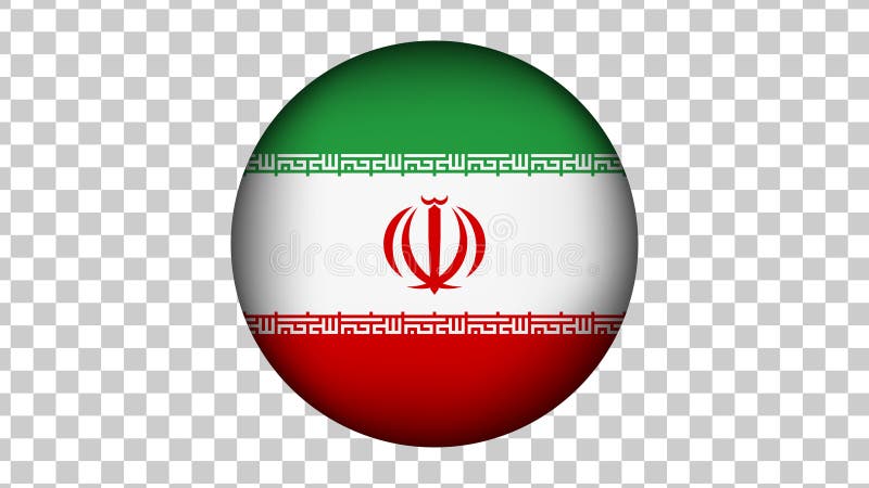 Flag of Iran Isolated on Transparent Background for Brics Icon Logo Web ...