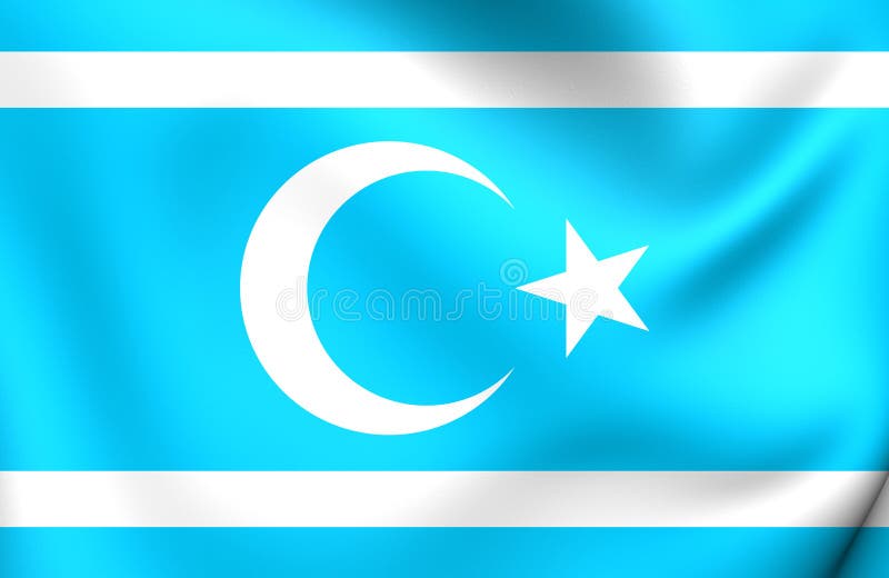 Flag of Iraqi Turkmen Front Stock Illustration - Illustration of front ...