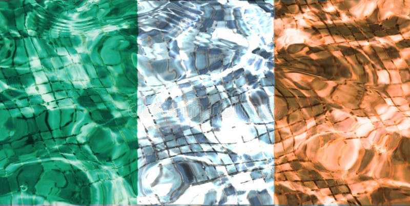 Flag of Ireland f stock illustration. Illustration of abstract - 120060712