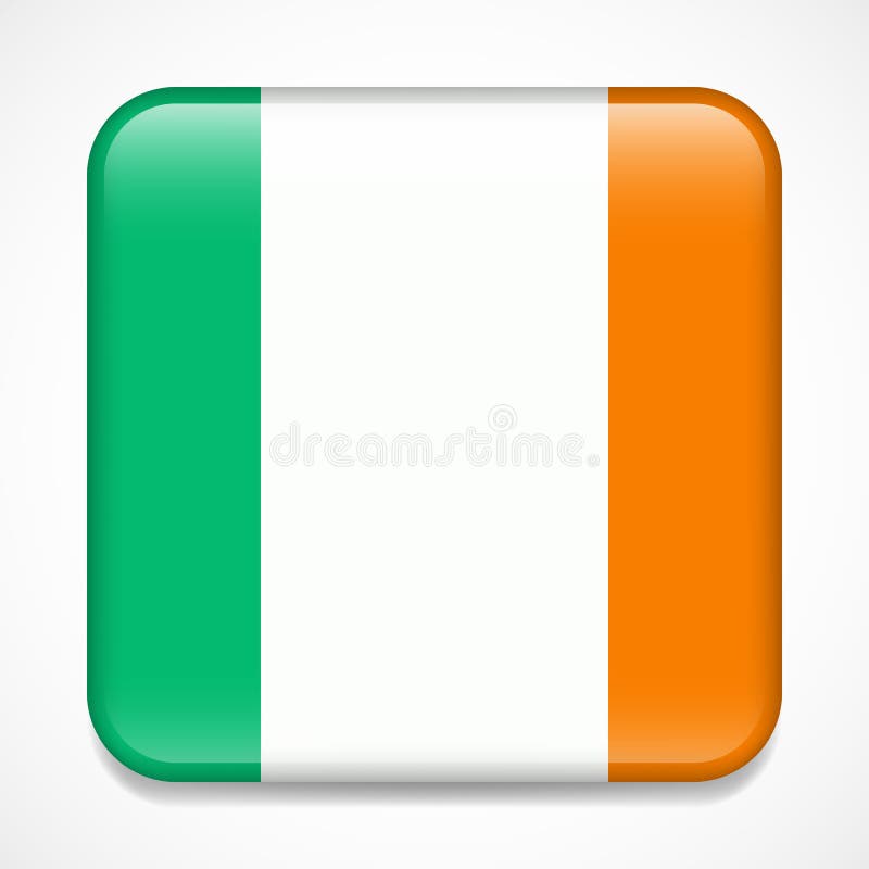 Ireland Flag Square Badge Stock Illustrations – 157 Ireland Flag Square ...
