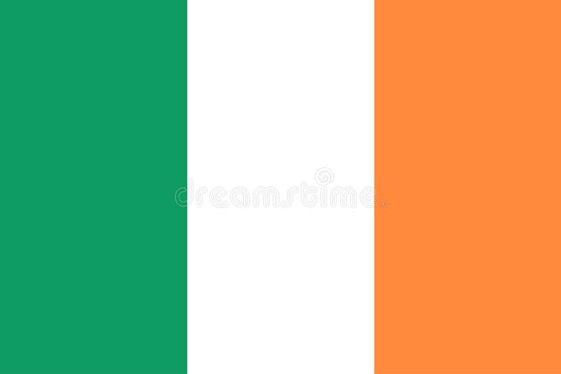 Flag of Ireland. Standard Color. Standard Size. a Rectangular Flag ...