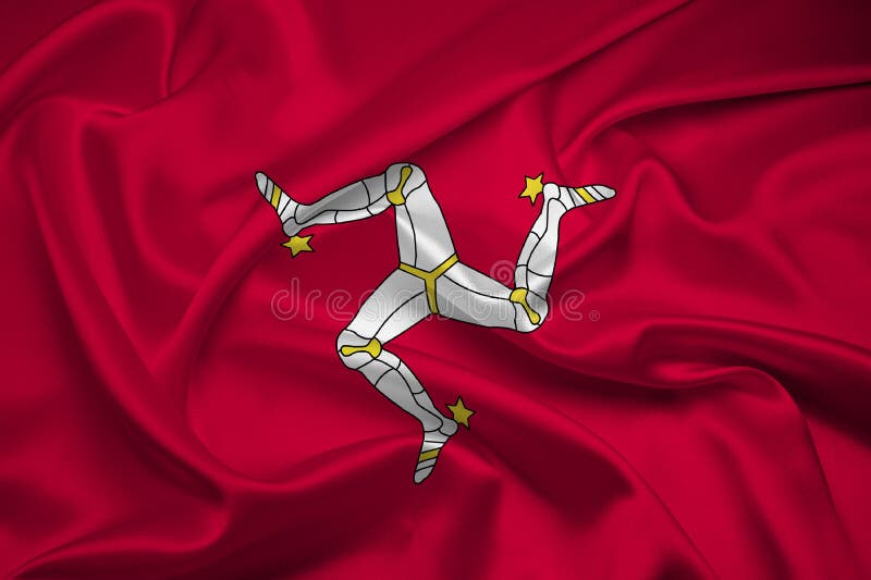 Flag of Isle of Man, Fabric Flag of Isle of Man. Isle of Man National ...