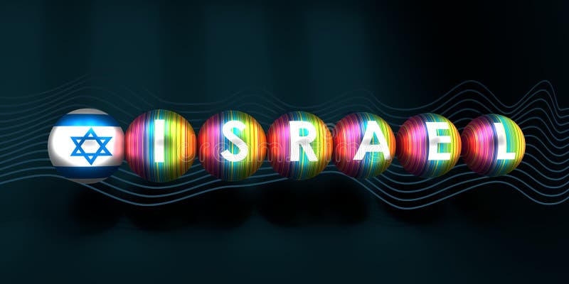 Israel flag concept stock illustration. Illustration of elections ...