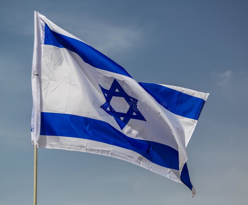 Flag of Israel stock image. Image of jerusalem, east - 293227877