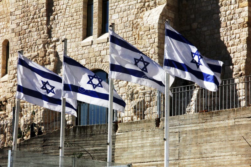 The flag of Israel stock photo. Image of holy, land, resort - 49106956
