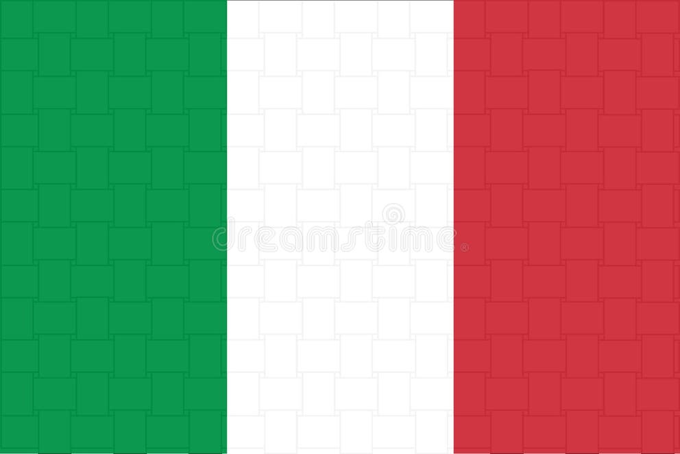 Flag of Italian in Art Design Illustrator Vector ESP 10 Stock Vector ...