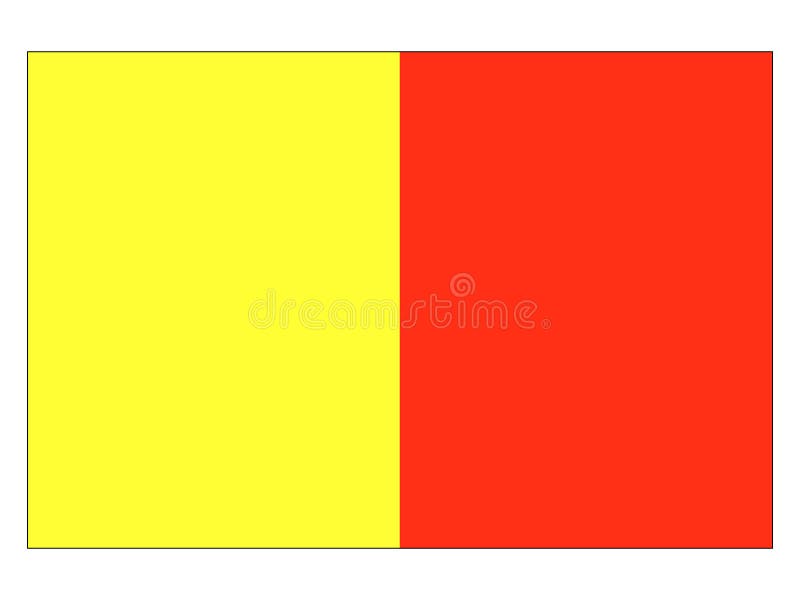 Flag of the Italian City of Naples Stock Vector - Illustration of turin ...