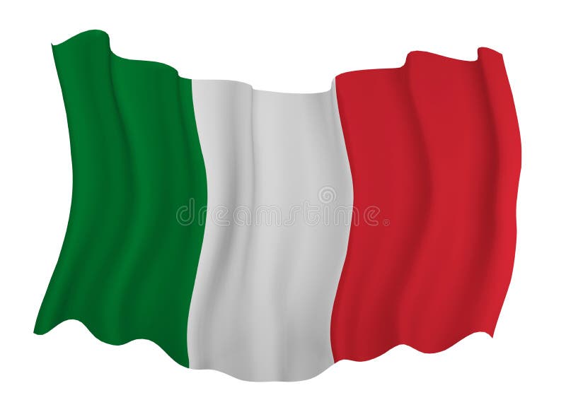 Flag of italy stock illustration. Illustration of ripple - 91459155