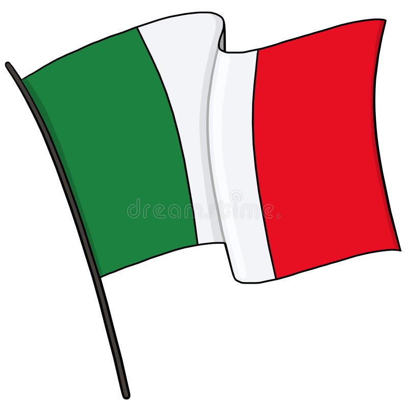 Italian Flag Cartoon