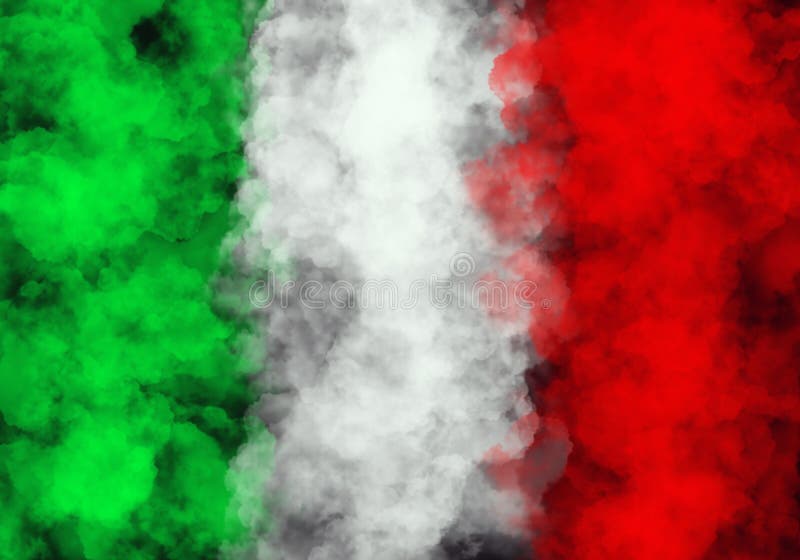 The flag of Italy stock illustration. Illustration of national - 235608650