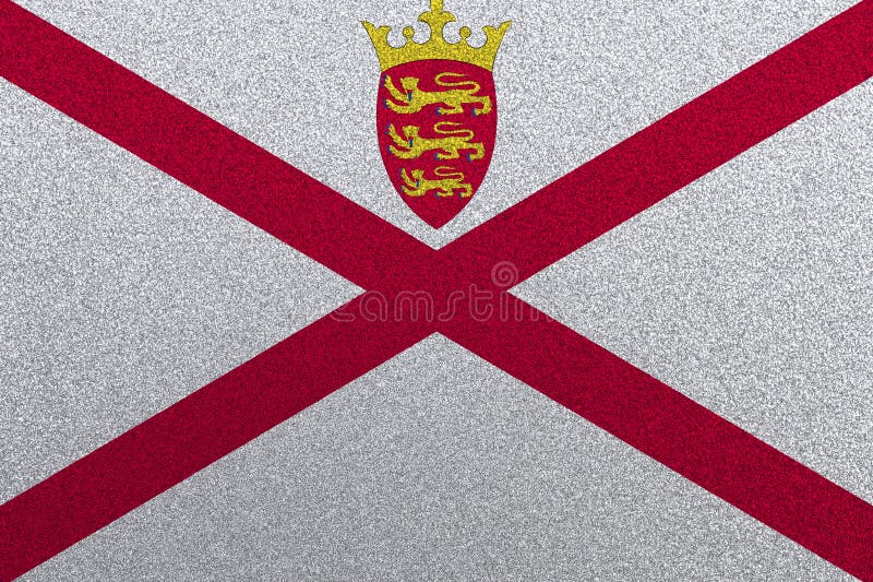 Flag of Jersey, Fabric Flag of Jersey. Jersey National Flag, Fabric and ...