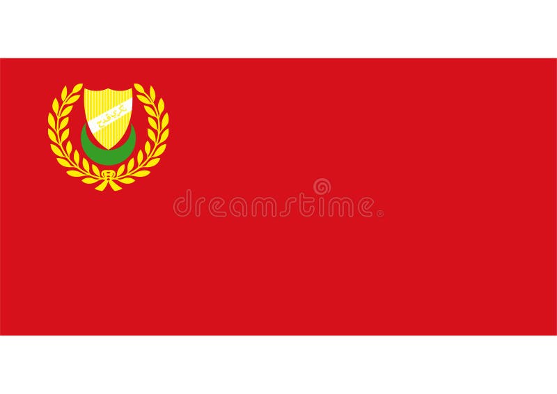 Flag of Kedah from Brush Strokes. Flag State Kedah of Malaysia with ...
