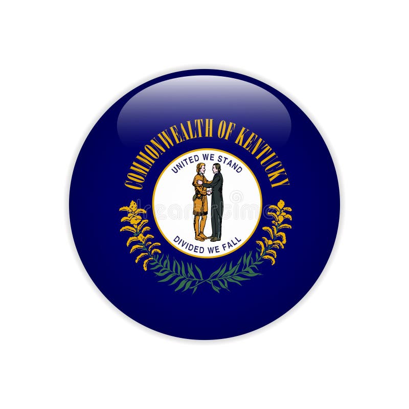 Flag of Kentucky, USA stock vector. Illustration of design - 227820619