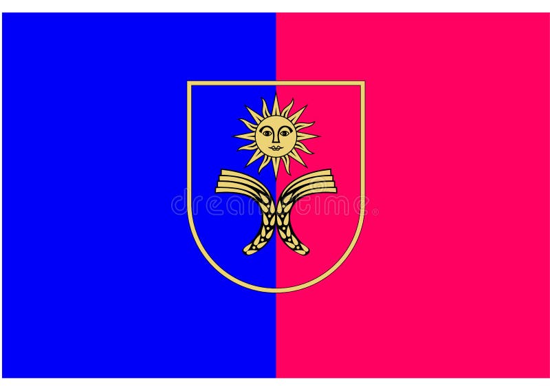 Flag of Khmelnytskyi Oblast Stock Illustration - Illustration of ...
