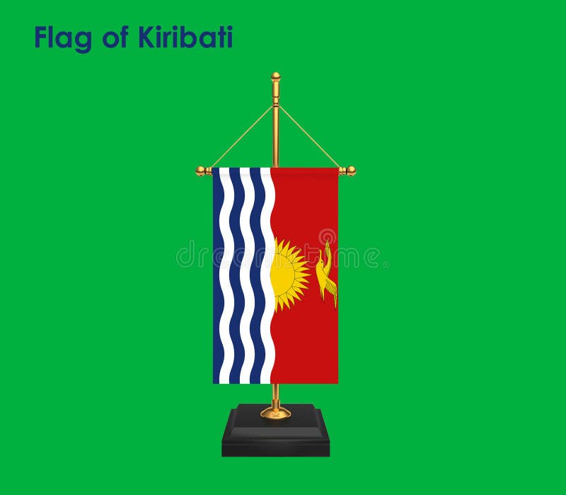 Flag of Kiribati, Kiribati Flag, National Flag of Kiribati. Table Flag ...
