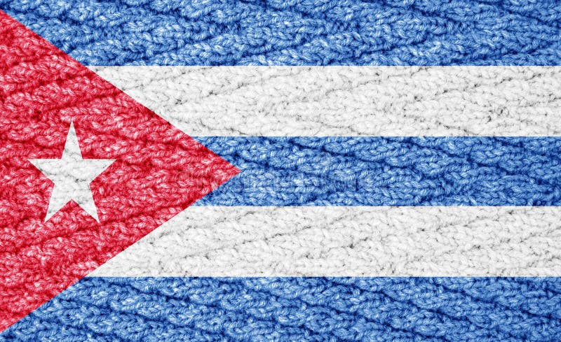 Flag on knitted surface stock image. Image of federation - 239122027