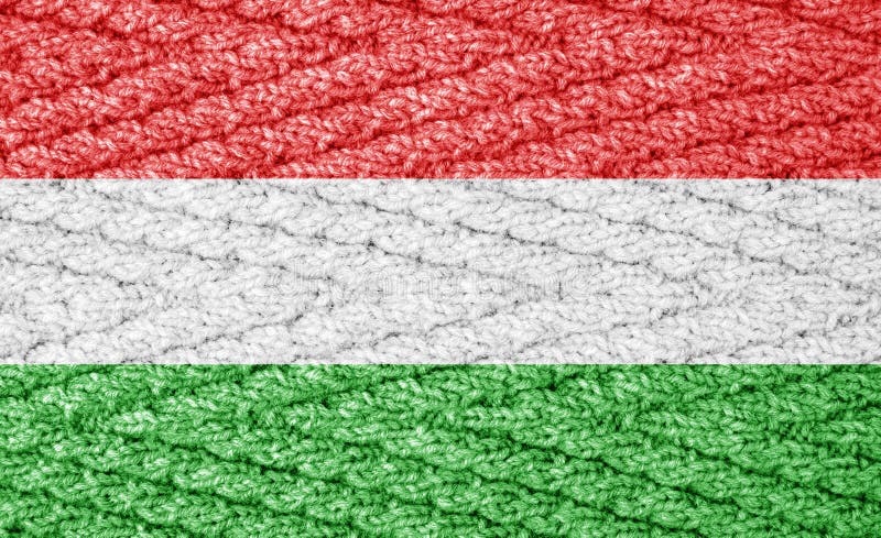 Flag on knitted surface stock image. Image of design - 239122405