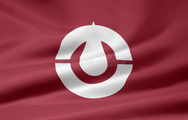 Flag of Kochi - Japan stock illustration. Illustration of symbol - 7585234