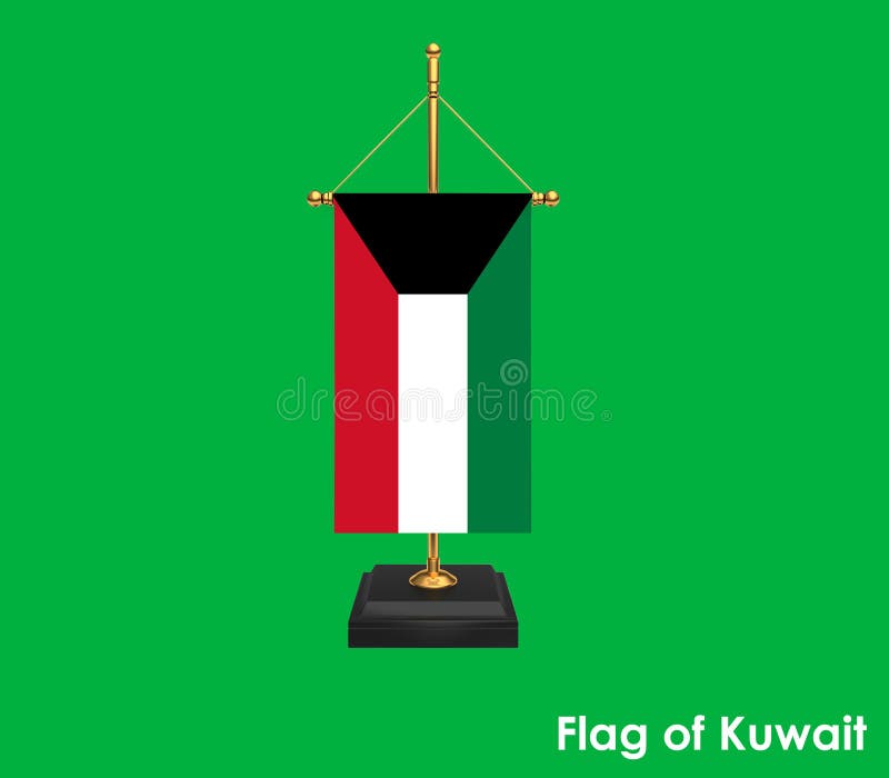 Flag of Kuwait, Kuwait Flag, National Flag of Kuwait. Table Flag of ...
